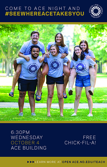 ACE Night | Alliance for Catholic Education